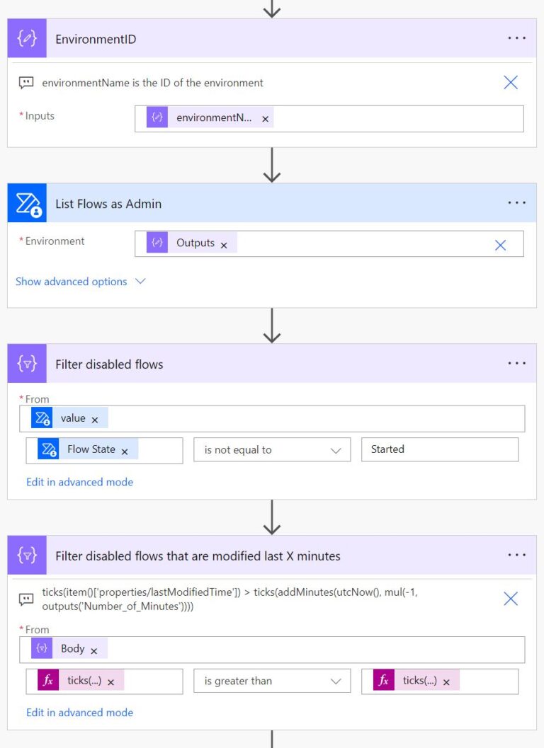 Generic flow to check for statuses and failed runs of all flows - PowerPro
